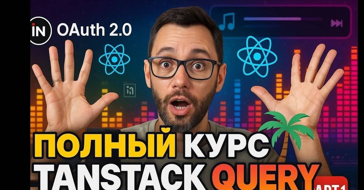 Полный React Middle курс: Tanstack Query, oauth2, openapi typescript, musicfun, Часть 1 | Пикабу