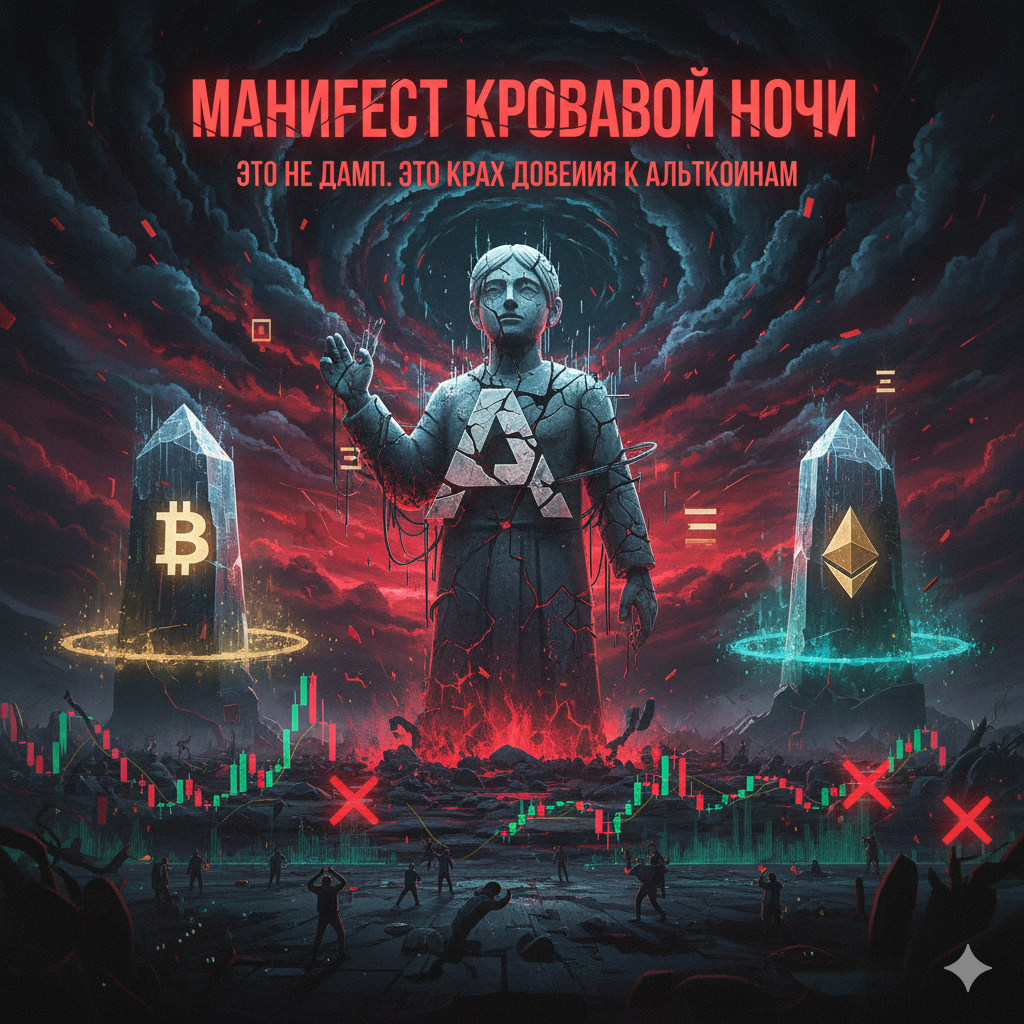 Манифест Кровавой Ночи: Это Не Дамп. Это Крах Доверия к Альткоинам - 11 ...