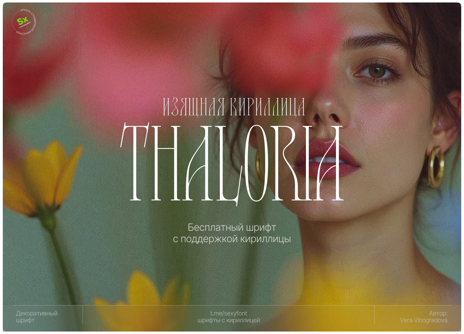 Бесплатный шрифт Thaloria - 19.01.26 19:16 | Пикабу